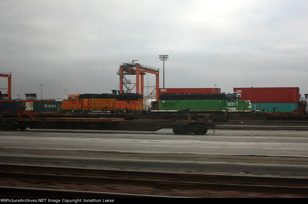 BNSF 108 & 1827 switch